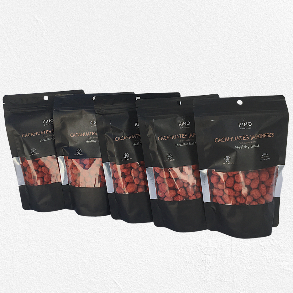 Paquete especial: 5 bolsas de cacahuates japoneses 200gr – Kino | Super ...